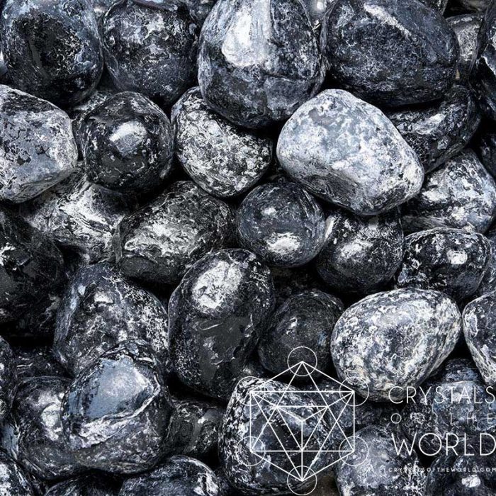 Apache Tears Tumbled Stone Large - Crystals of the World