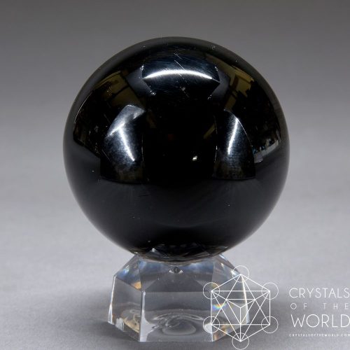 Black Obsidian Spheres - Crystals of the World