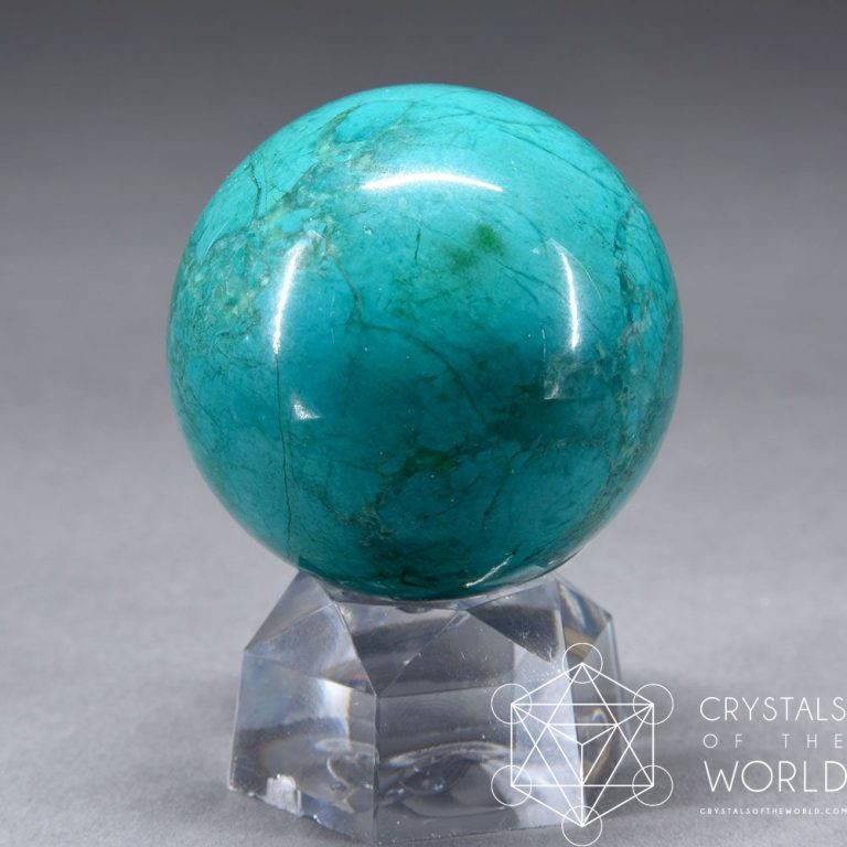 Chrysocolla Howlite Spheres - Crystals of the World