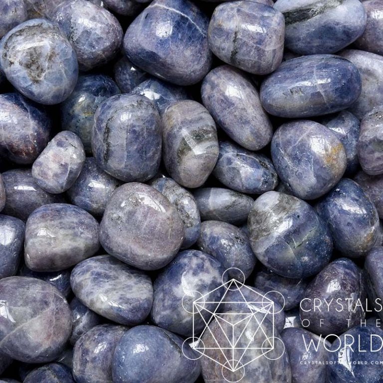 Iolite Tumbled Stone - Crystals of the World