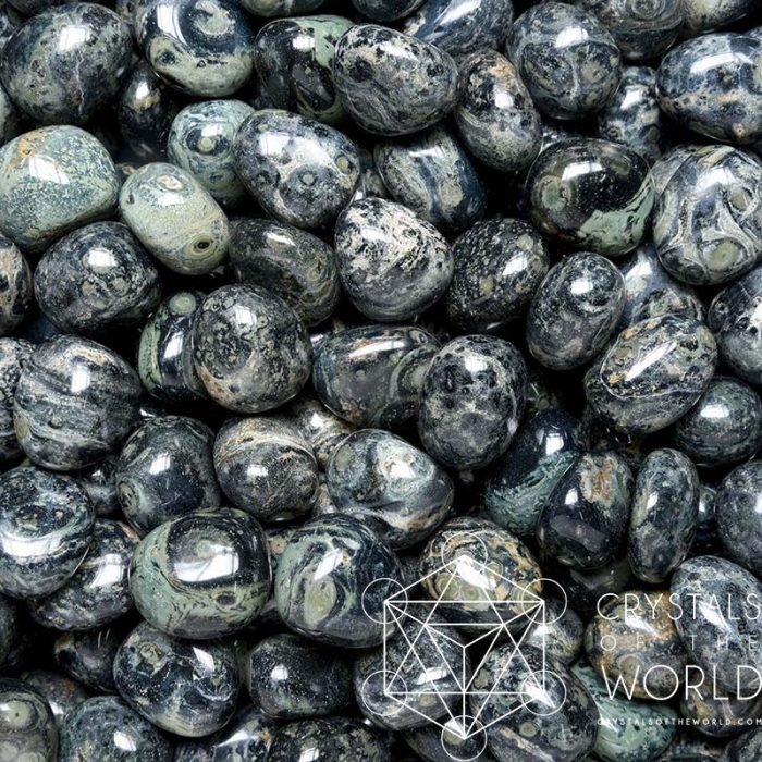 Kambaba Jasper Tumbled Stone - Crystals of the World