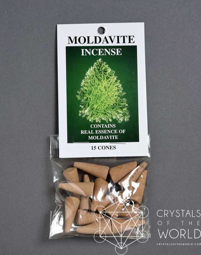 Moldavite Incense & Oils - Cones - Crystals of the World