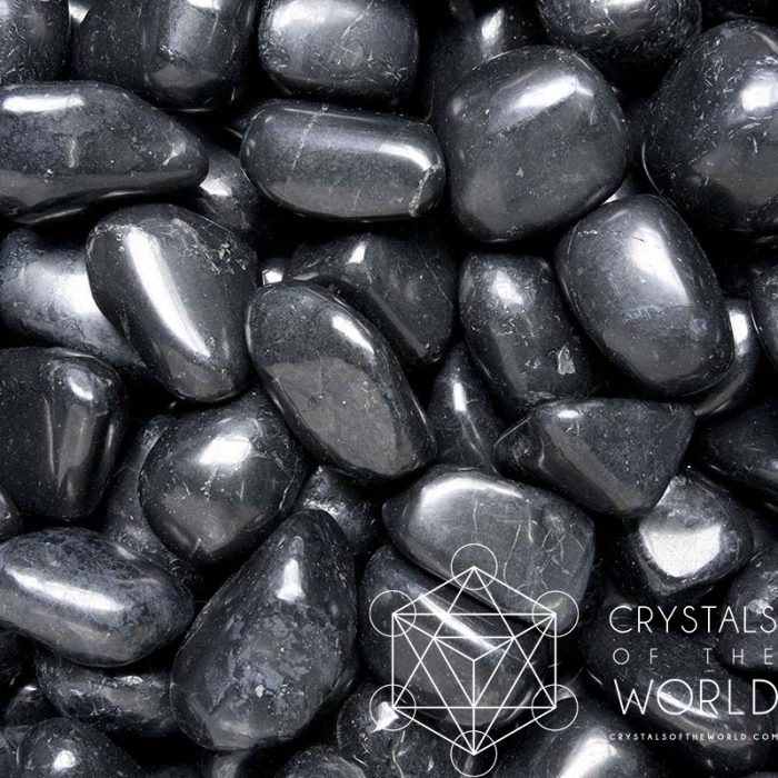 Shungite Tumbled Stone - Crystals of the World